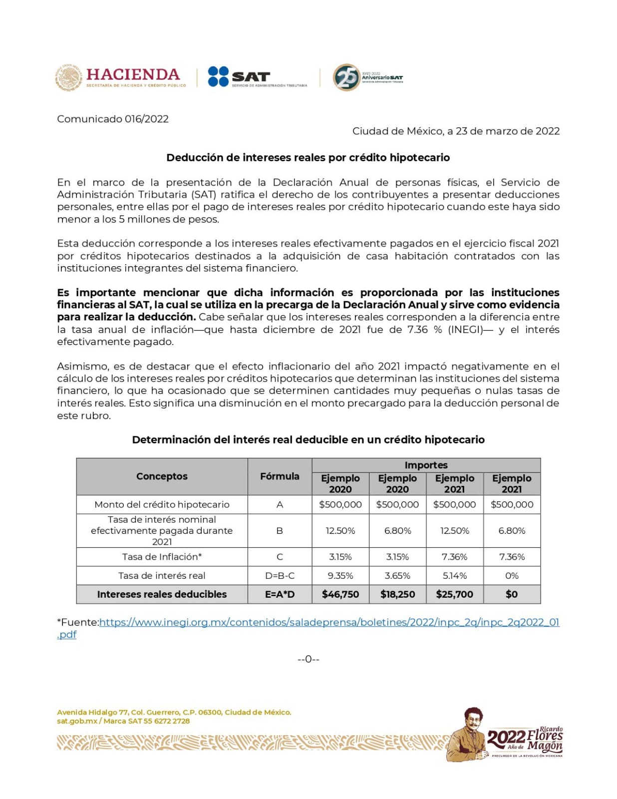 DeducciÓn Por Intereses Reales Por CrÉdito Hipotecario Taxus Sc